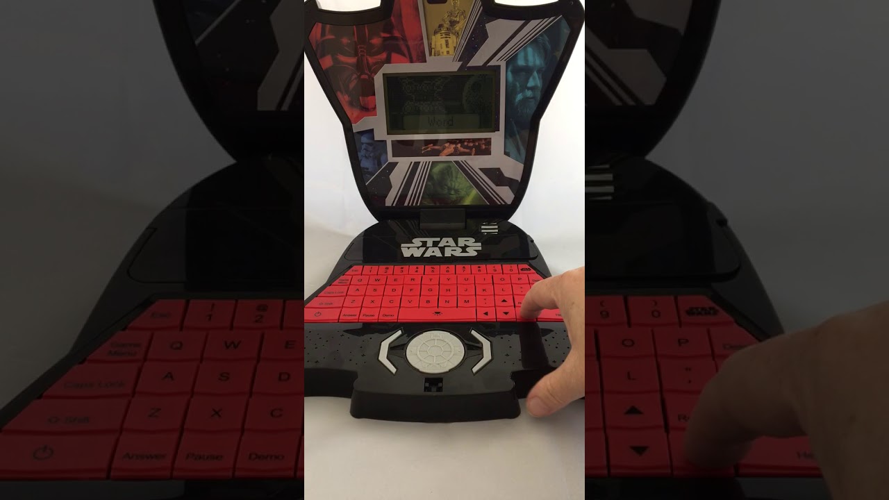 Star Wars Darth Vader Laptop Learning - YouTube