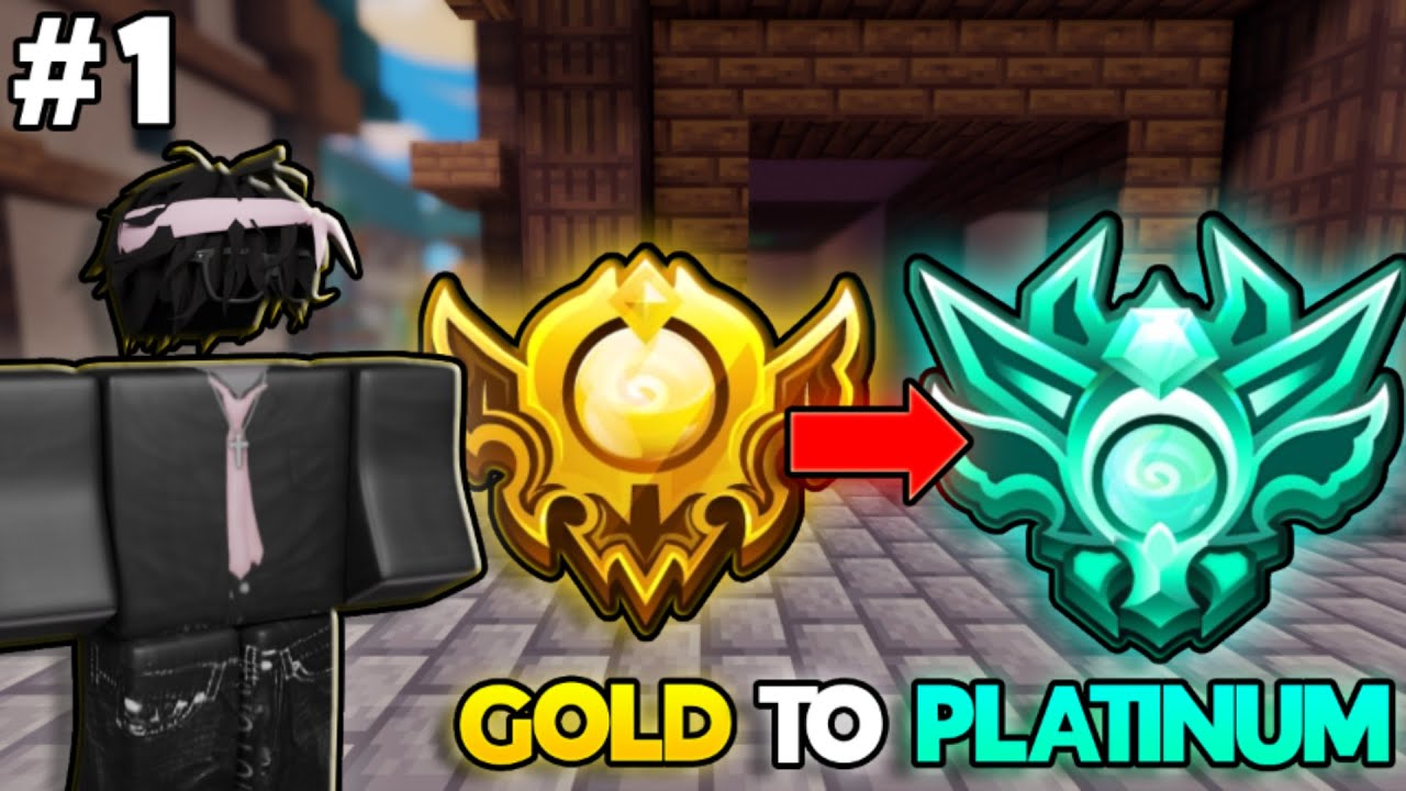 Solo Queuing TO PLATINUM RANK.. #1 (Season 12) | Roblox BedWars - YouTube