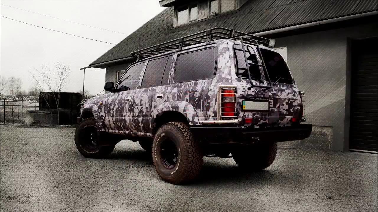 Піксельний камуфляж на авто. Pikselnyi kamufliazh na avto. Пиксельный ...