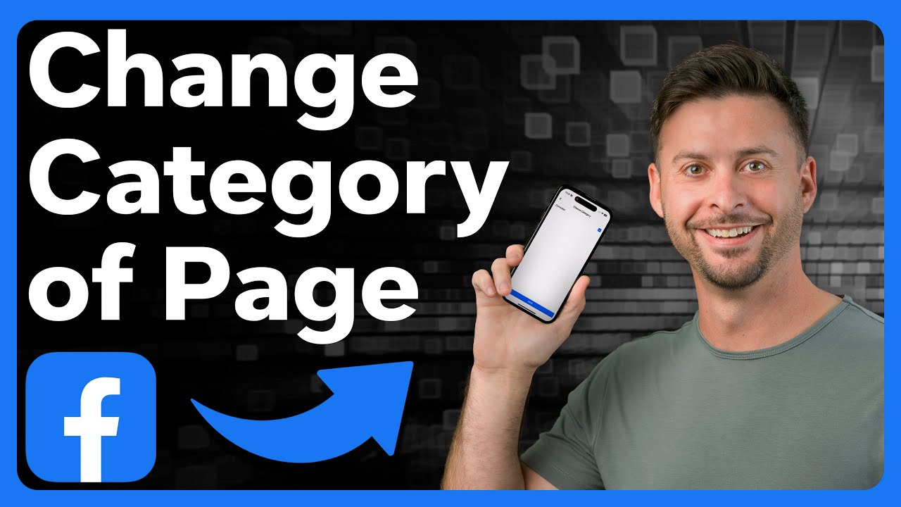 How To Change Facebook Page Category - YouTube