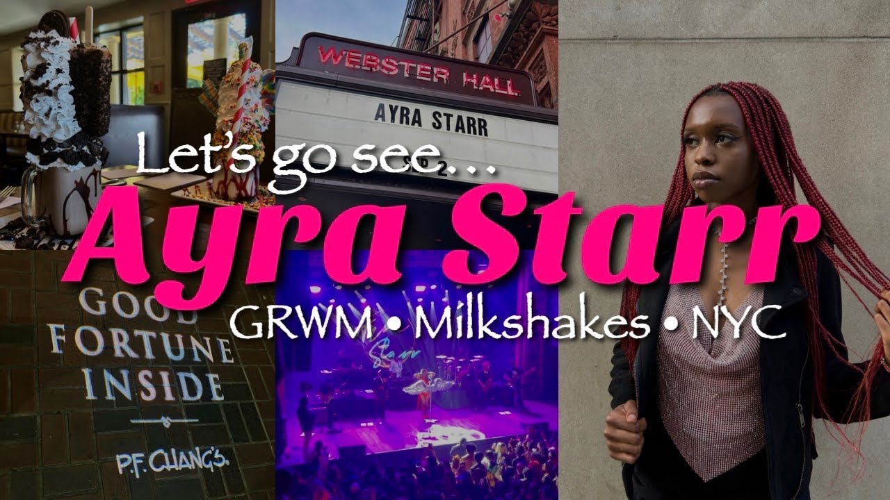 Ayra Starr Vlog: GRWM, Mega Milkshakes & More - YouTube