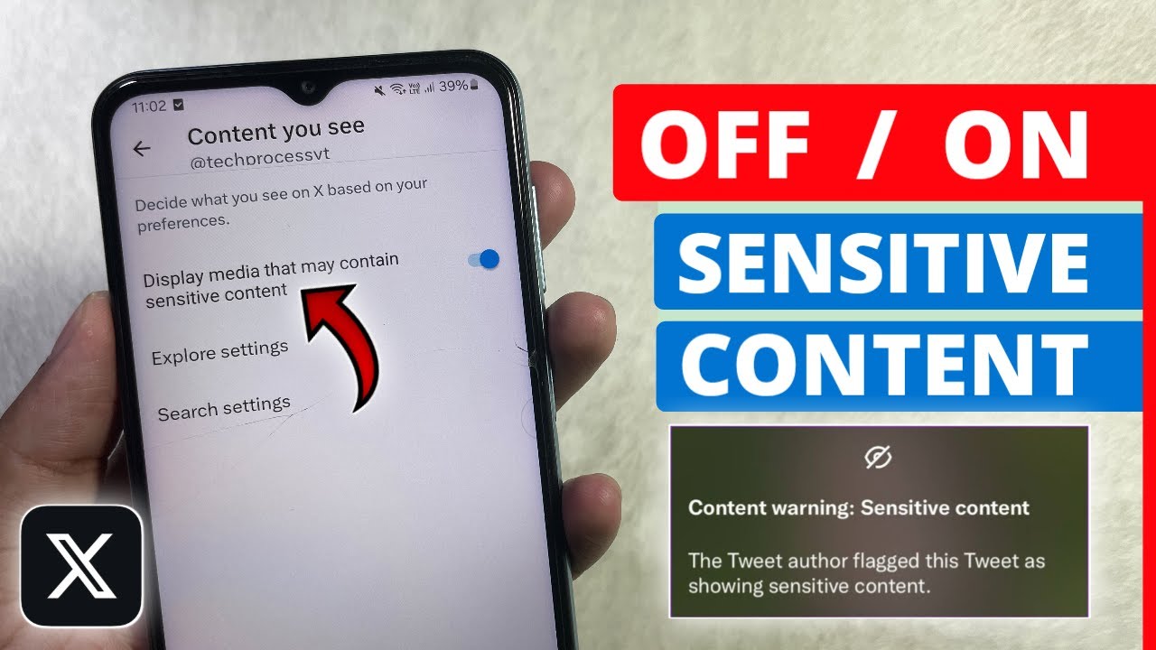 How to Turn Off/ON Sensitive Content Setting on X (Twitter) | Sensitive ...