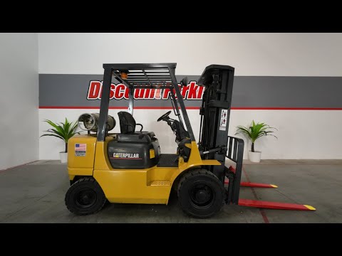 CATERPILLAR GP25K 5,000 lb LP(Propane) #1115 - forklift for sale - YouTube