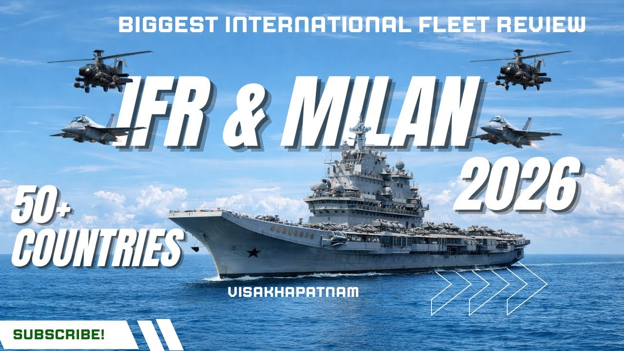 MILAN 2026 Vizag Full Event 🇮🇳 INS Vikrant, Fighter Jets & 50 ...