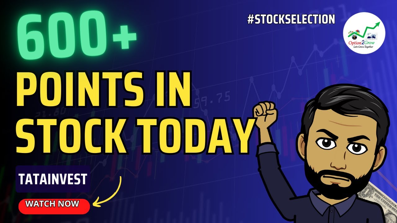 600+ Points In Stock | How To Select Stock For Intraday | Jackpot # ...