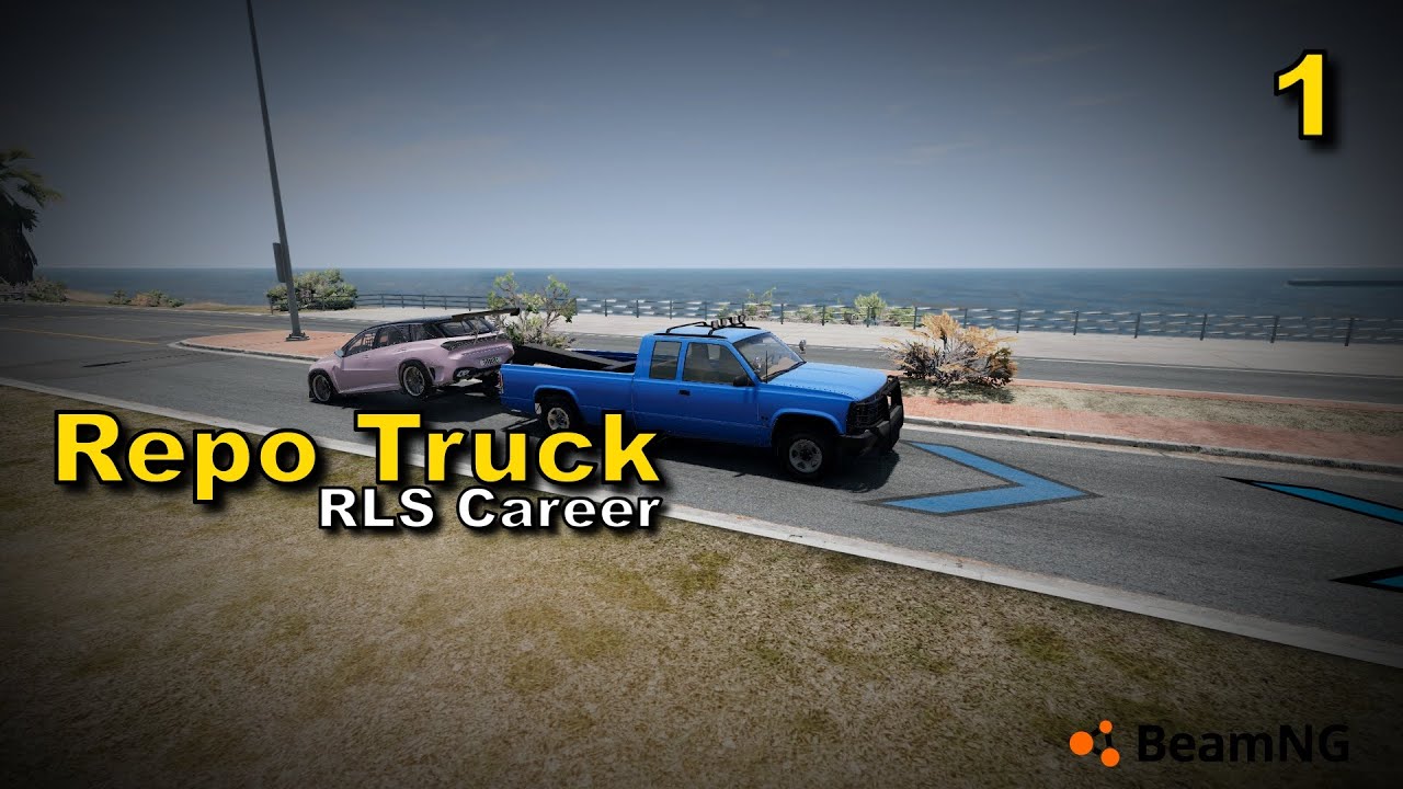 Repo Truck | BeamNG w/ RLS Career Overhaul | Episode 1 - YouTube