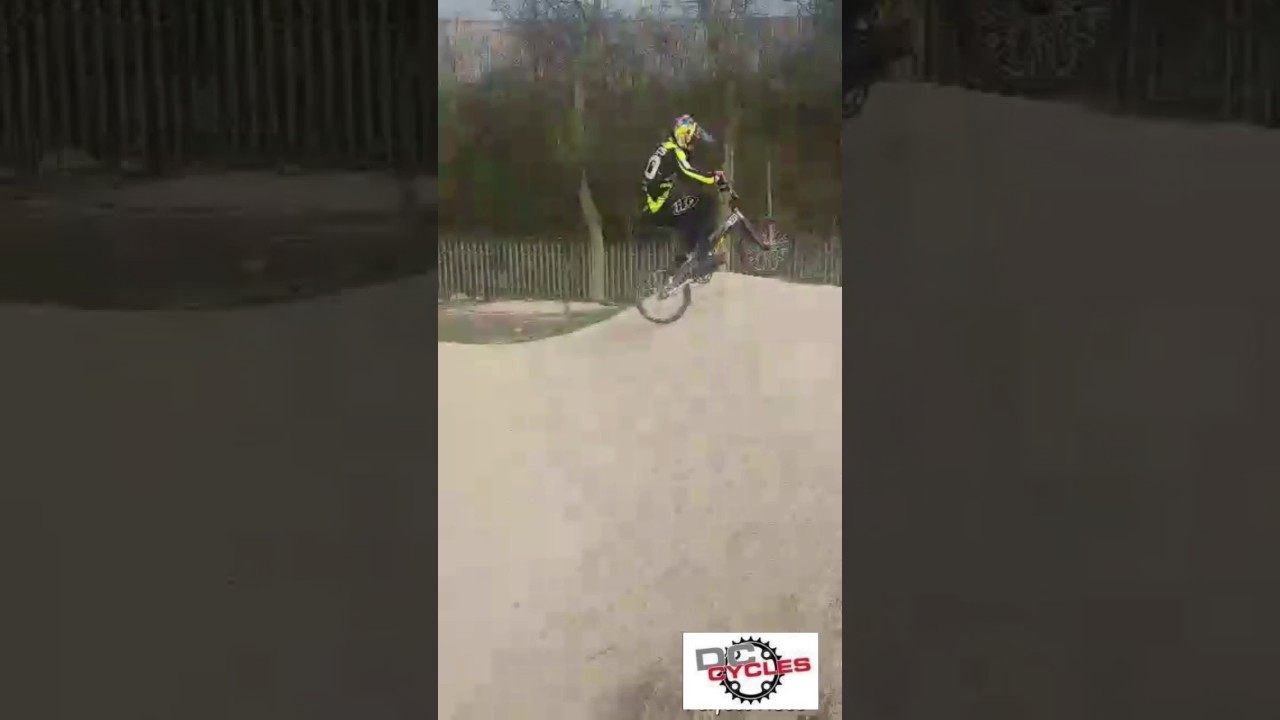 Birmingham Bmx track , new first jump and 3rd straight - YouTube