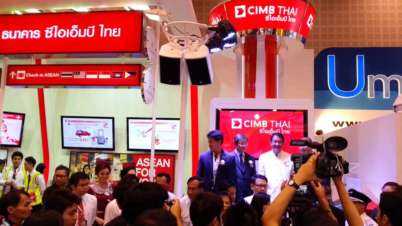 Booth Opening Money Expo Chiang Mai 2012 - CIMB Thai Bank - YouTube