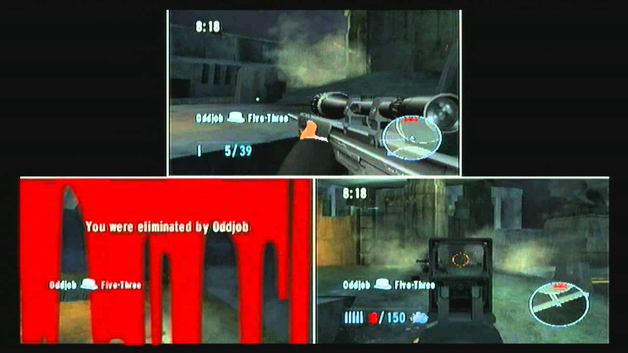 Goldeneye Split-screen Crazyness - YouTube
