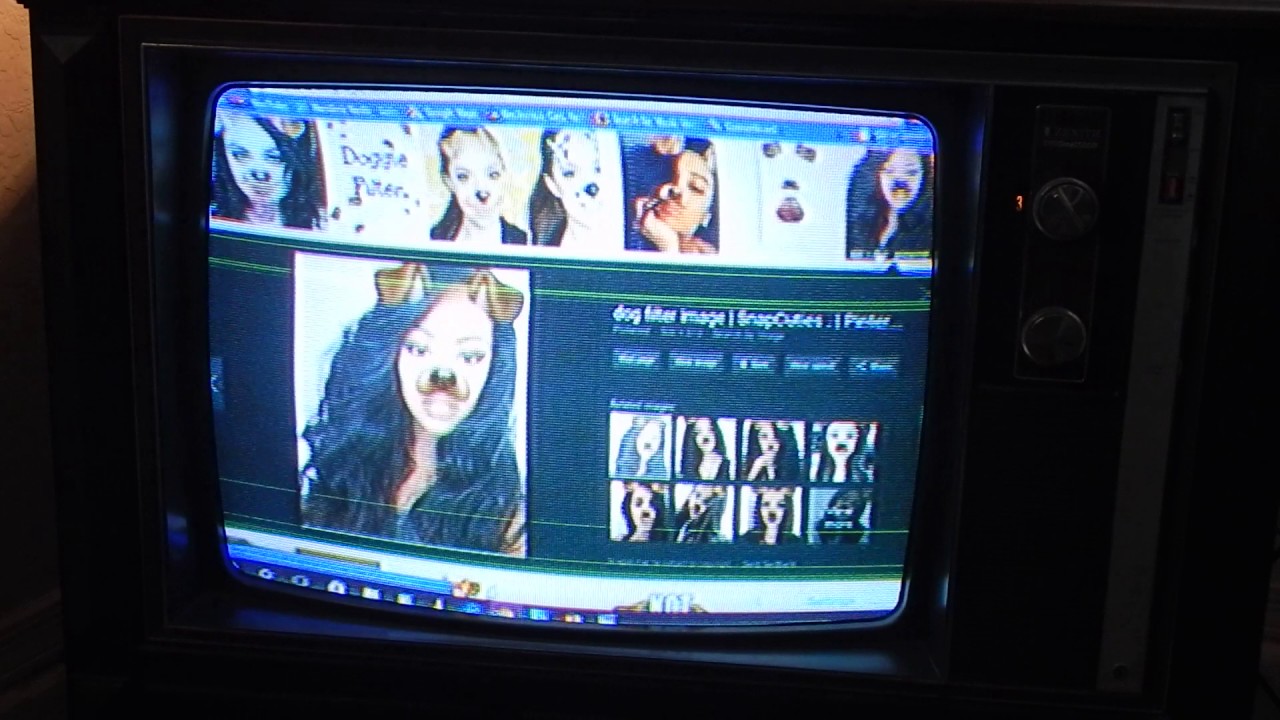Browsing The Internet On A 1978 Zenith Chromacolor TV - YouTube