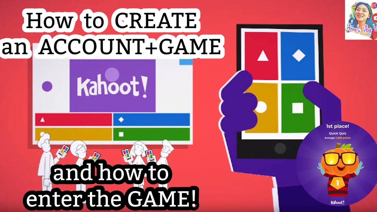 KAHOOT! How to Create an ACCOUNT+GAME and how to Enter the Game. - YouTube