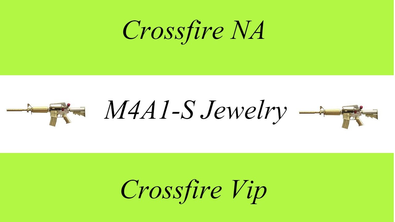 Buying M4A1-S Jewelry (VIP) [Crossfire NA] || شراء سلاح فى اى بى - YouTube