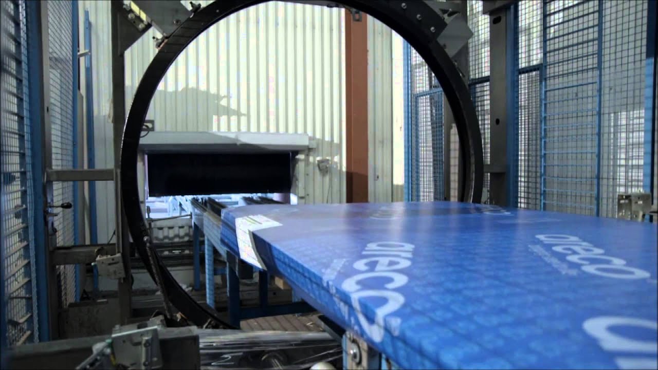 Areco roof tile profiling machine - YouTube