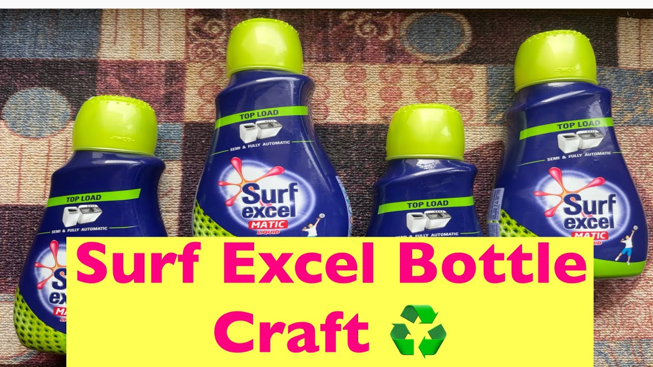 DIY Surf Excel bottle craft | Useful bottle craft । Beautiful girl face ...