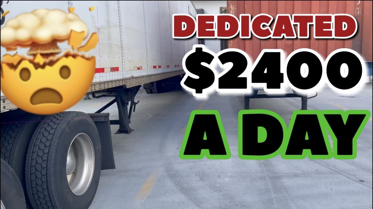 New Authority Finding A Dedicated Lane $2400 A Day Brokers Know How To
