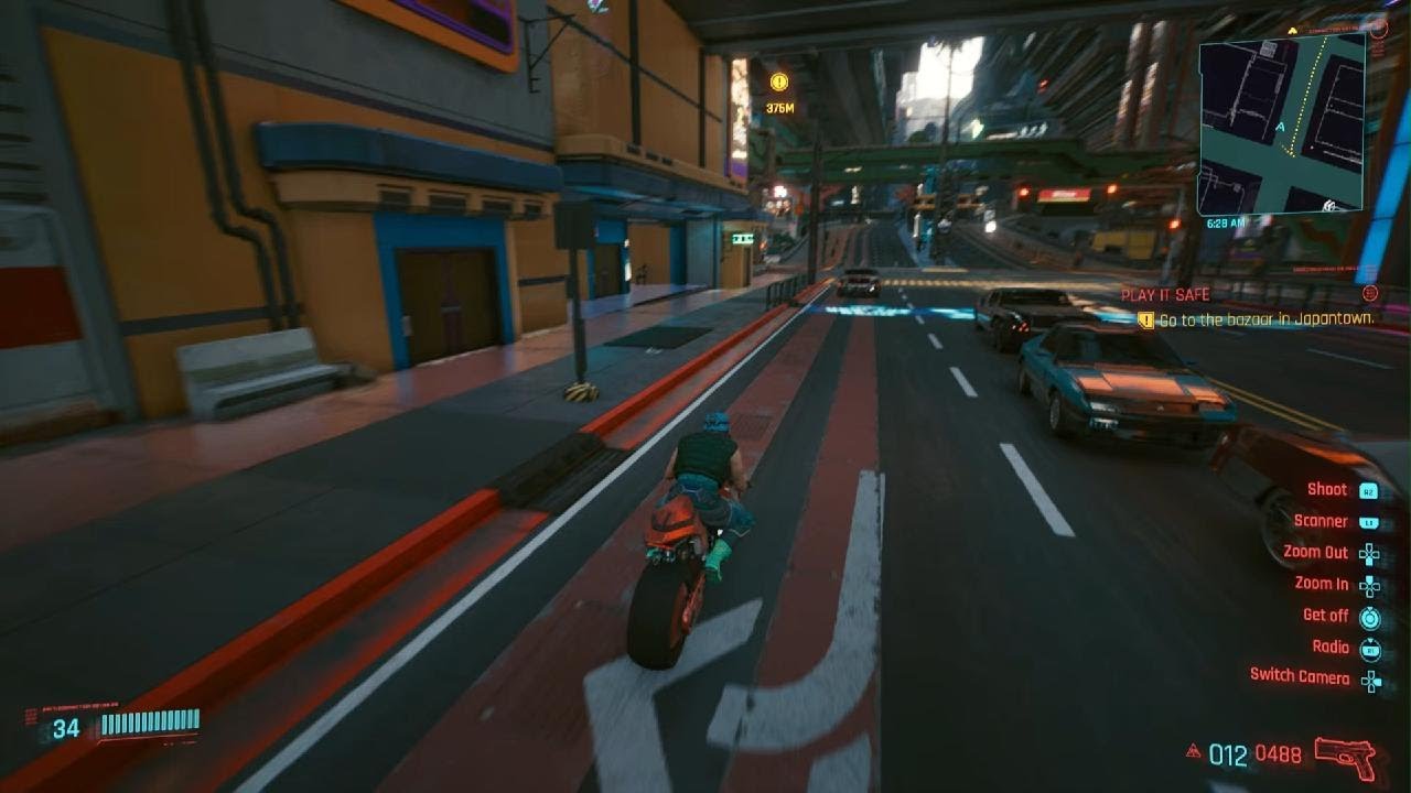 Cyberpunk 2077 Flying Bike - YouTube