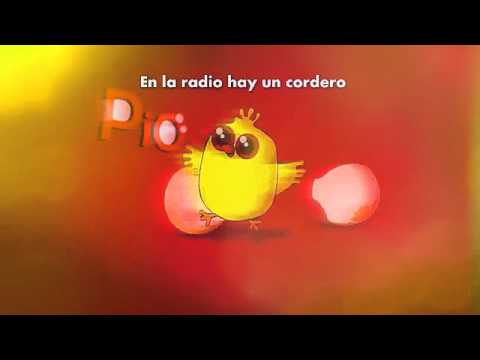 Copia de El Pollito Pio con letra en español - Karaoke - YouTube