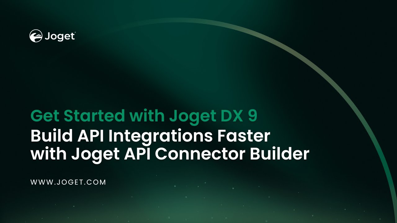 Joget DX 9: Build API Integrations Faster with Joget API Connector ...