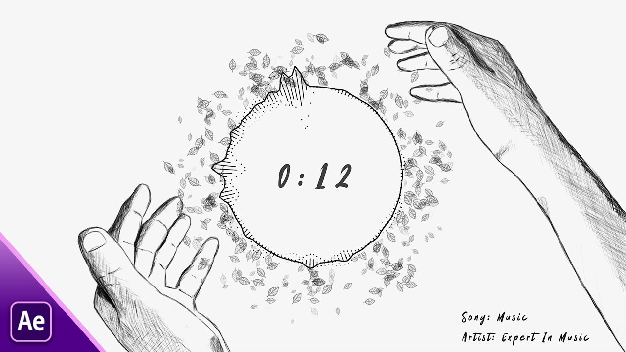 Hand Draw Audio Spectrum Visualizer - After Effects Tutorial - Eng ...