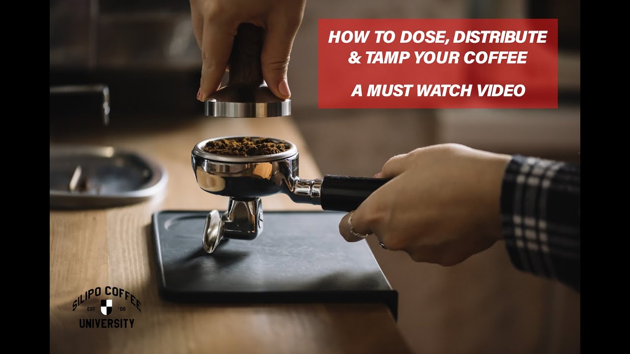 How to dose, distribute and tamp your coffee. A MUST WATCH VIDEO! - YouTube