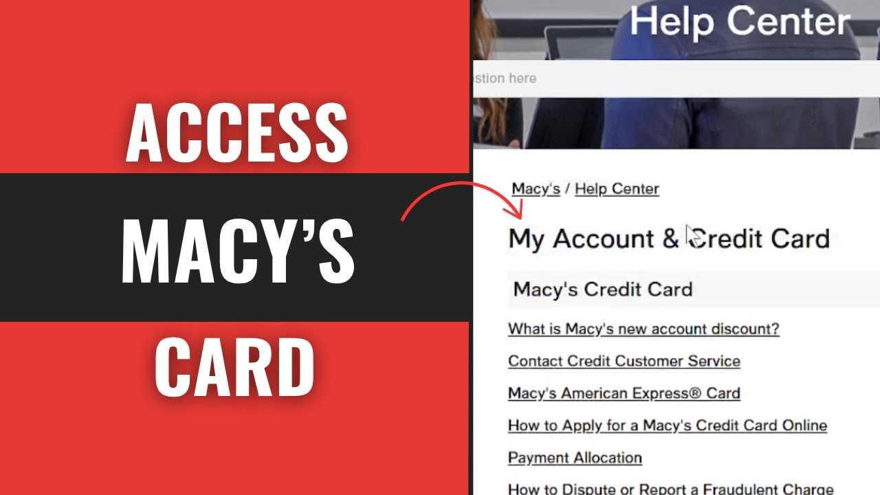 How To Access Macy’s American Express Card Account - YouTube