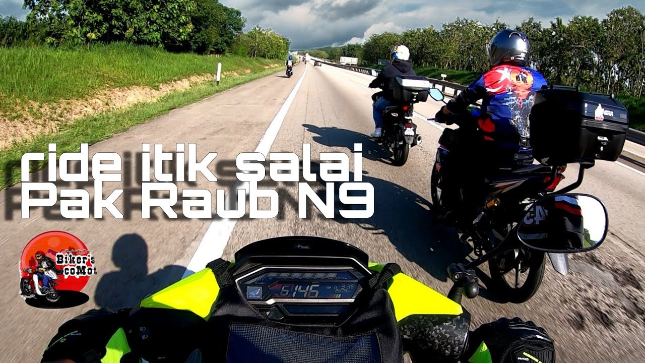 Ride itik salai Pak Raub N9 // RSX Y16ZR RS150R SYMVF3i NVX Y15ZR Bikers comot - YouTube