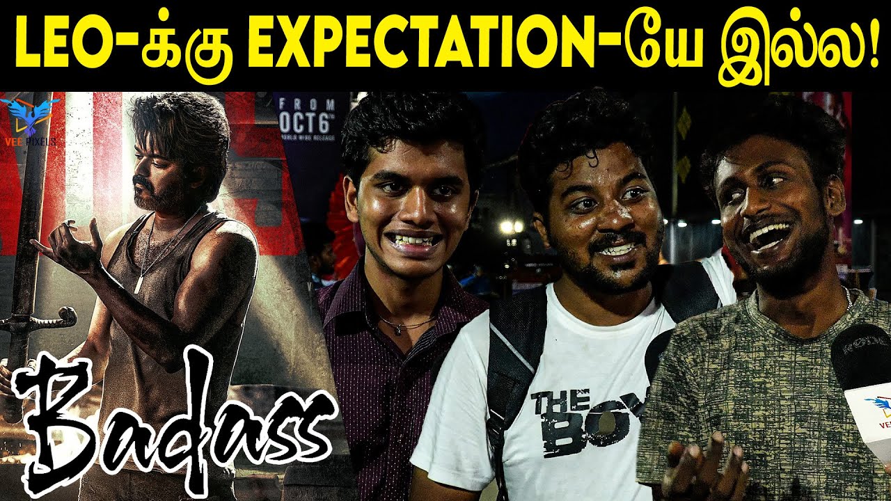 Leo - Badass Song Public Review | Thalapathy Vijay | Lokesh Kanagaraj ...