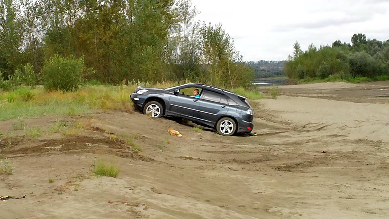 Lexus RX 330 Off road песок - YouTube