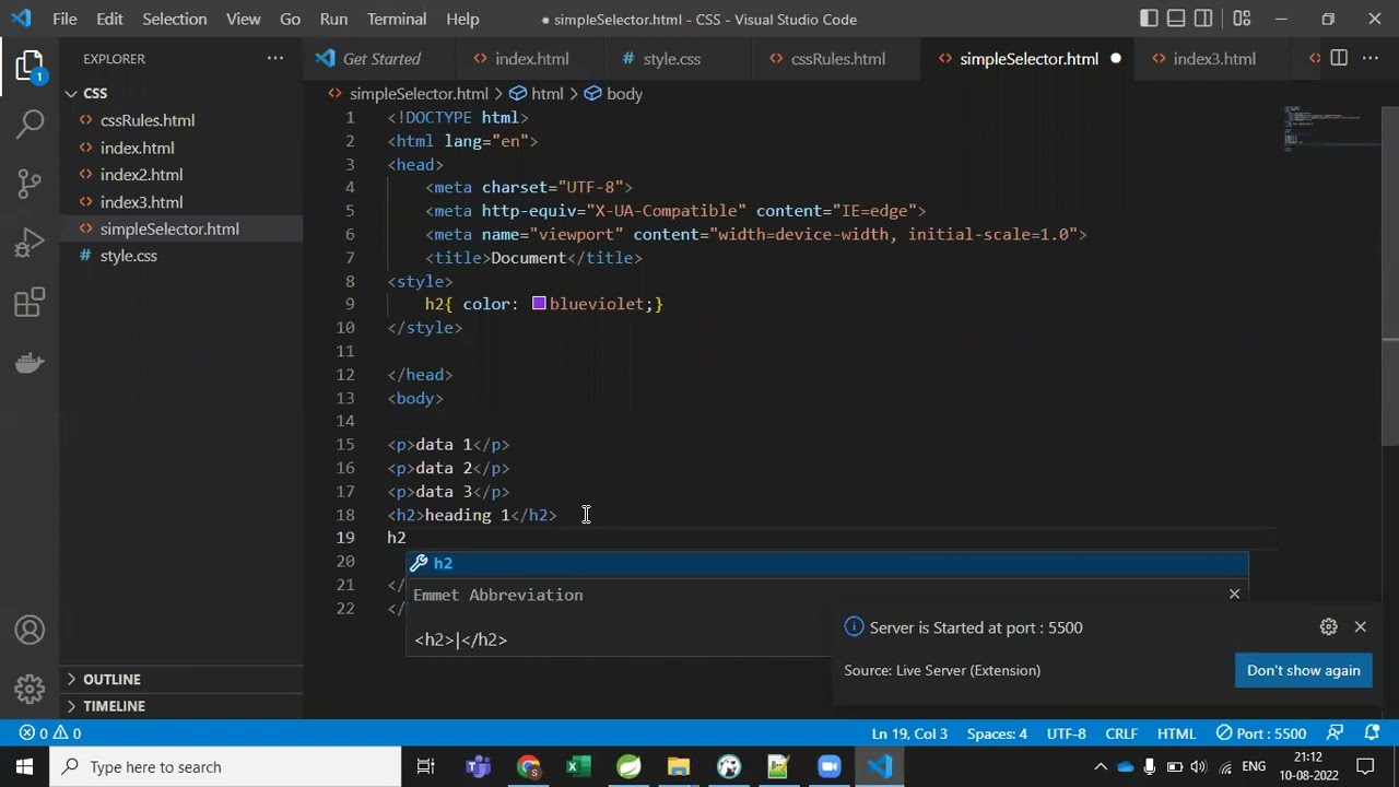 CSS 03 Simple Selector Font Props - YouTube