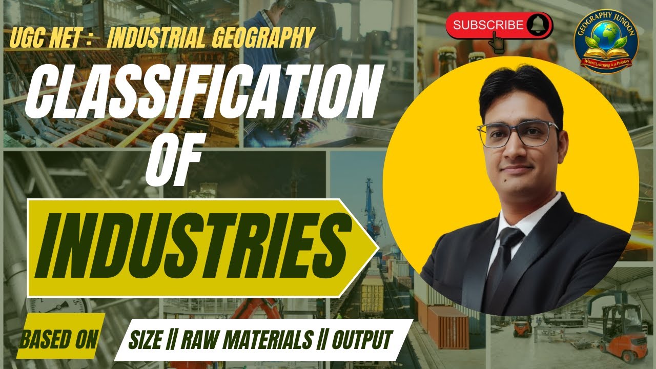 Classification of Industries || UGC NET || Industries types based on ...