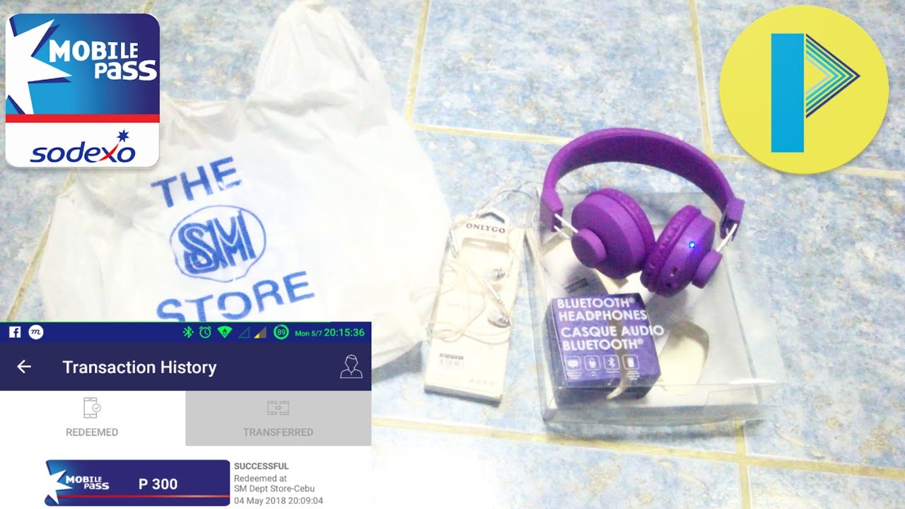 Sodexo Mobile Pass redeemed at SM Store - YouTube