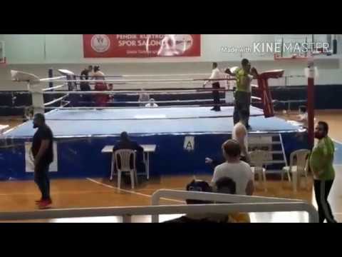67 Kg Kick boks Full contac Final (KırmızıKöşe) Nakavt