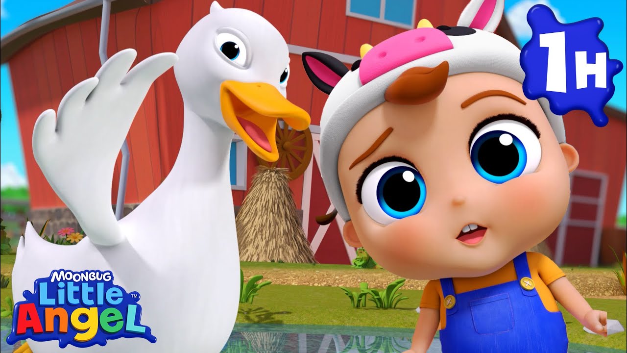 Learn The Farm Animals! | Animals for Kids | Funny Cartoons | Learn ...