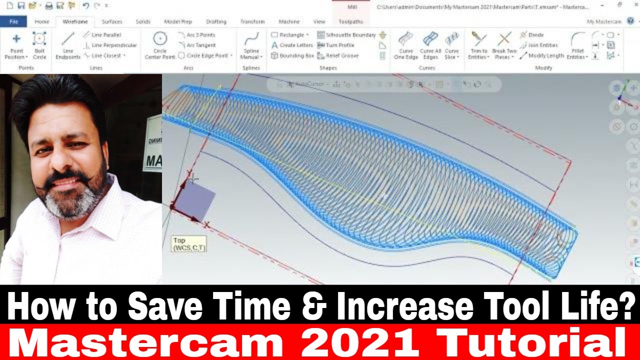 Mastercam 2022 Blend Milling | Mastercam 2022 Peel Milling | Mastercam 2022 Tutorial | Mastercam ...