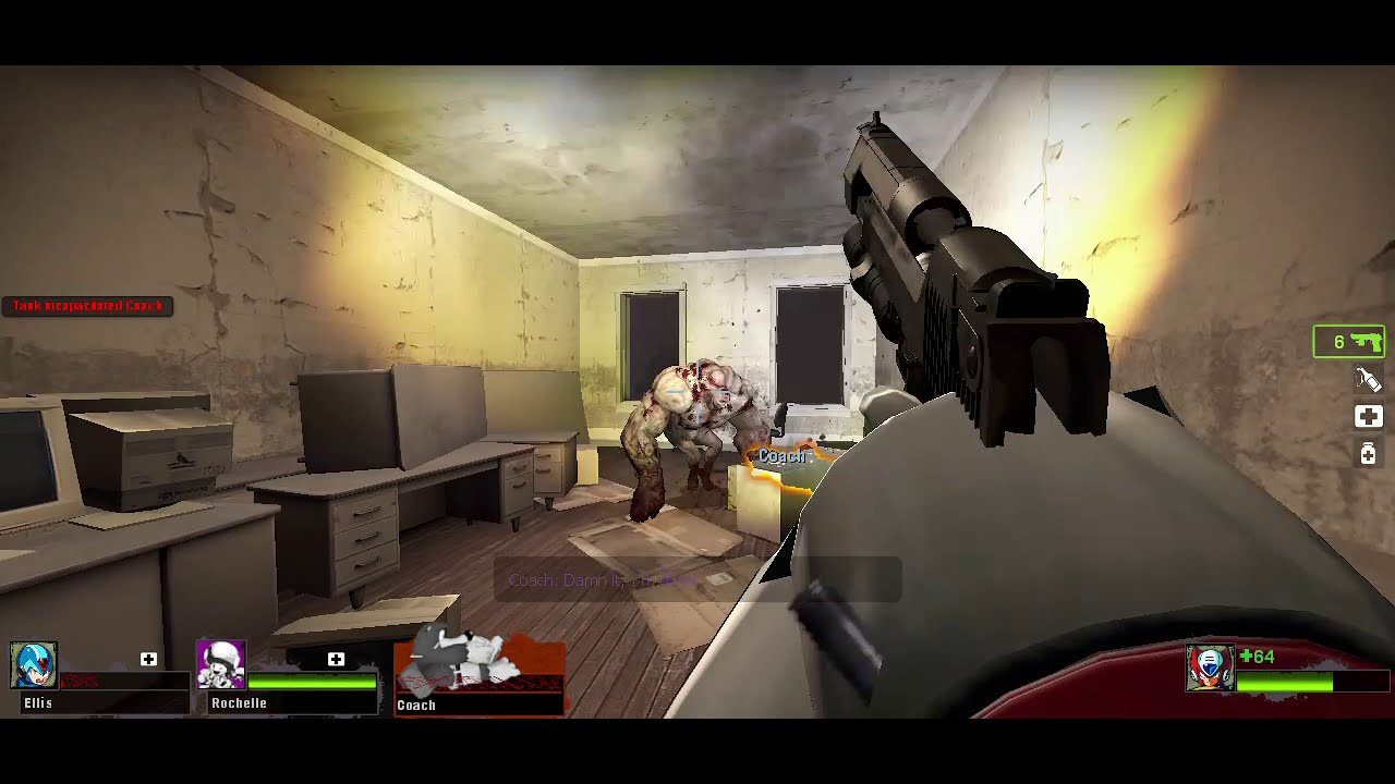 Left 4 Dead 2 Tank Run Mutation The Passing Single Player - YouTube