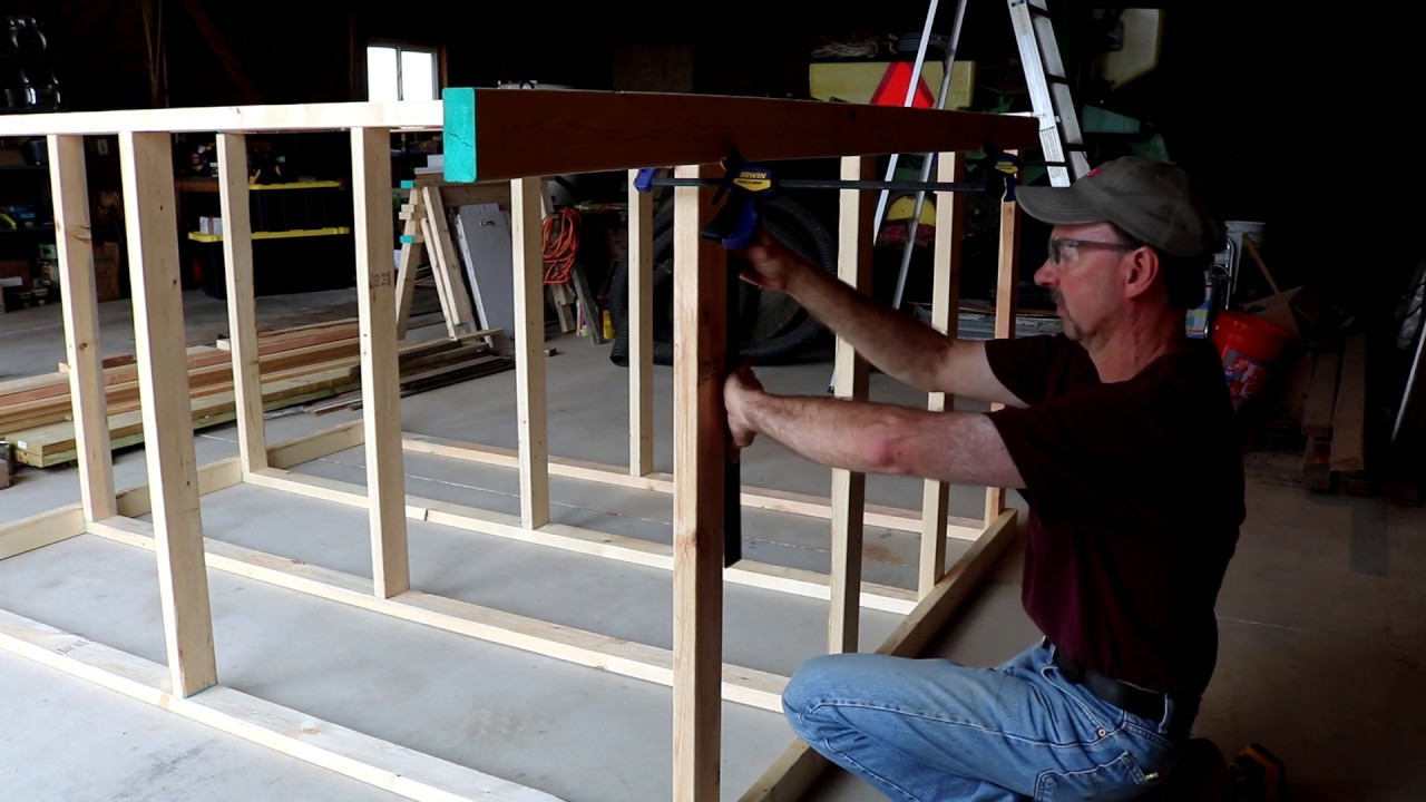 #40 Two Minute Tuesday - Framing Garage Storage Shelves - YouTube