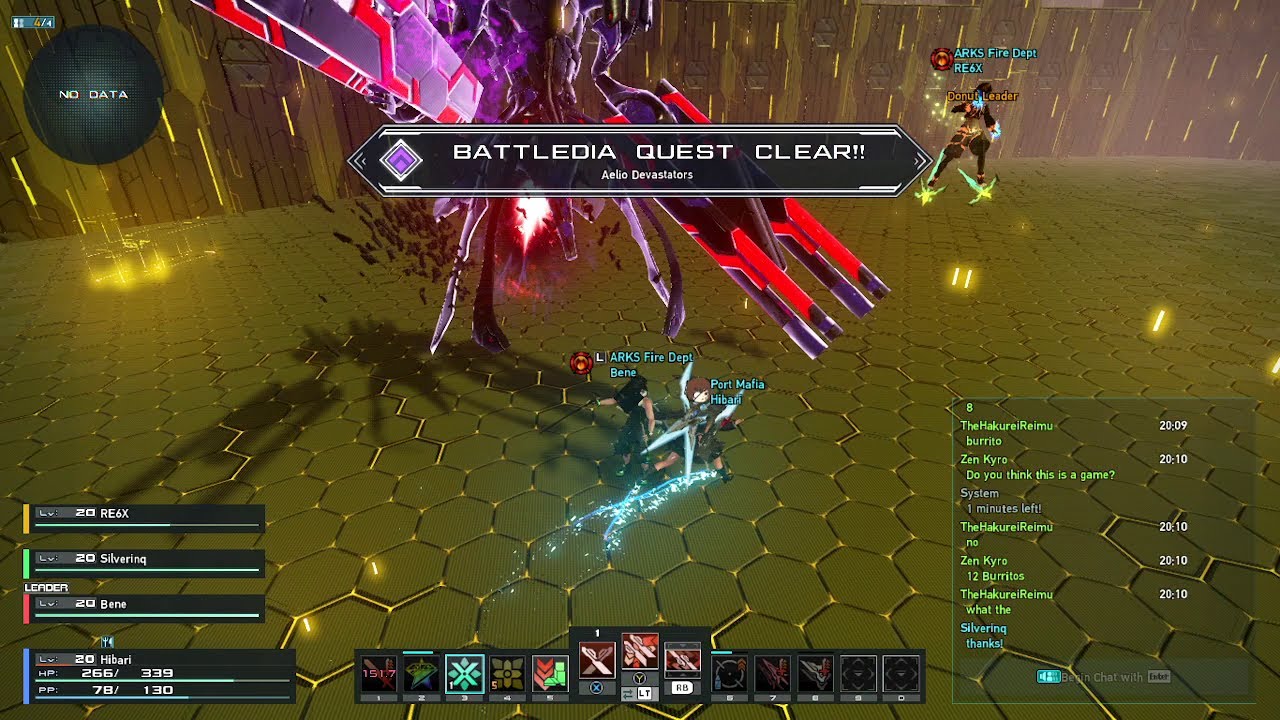 [PSO2:NGS]Trigger Quest Battledia:Purple Aelio Devastators(Round 3 ...