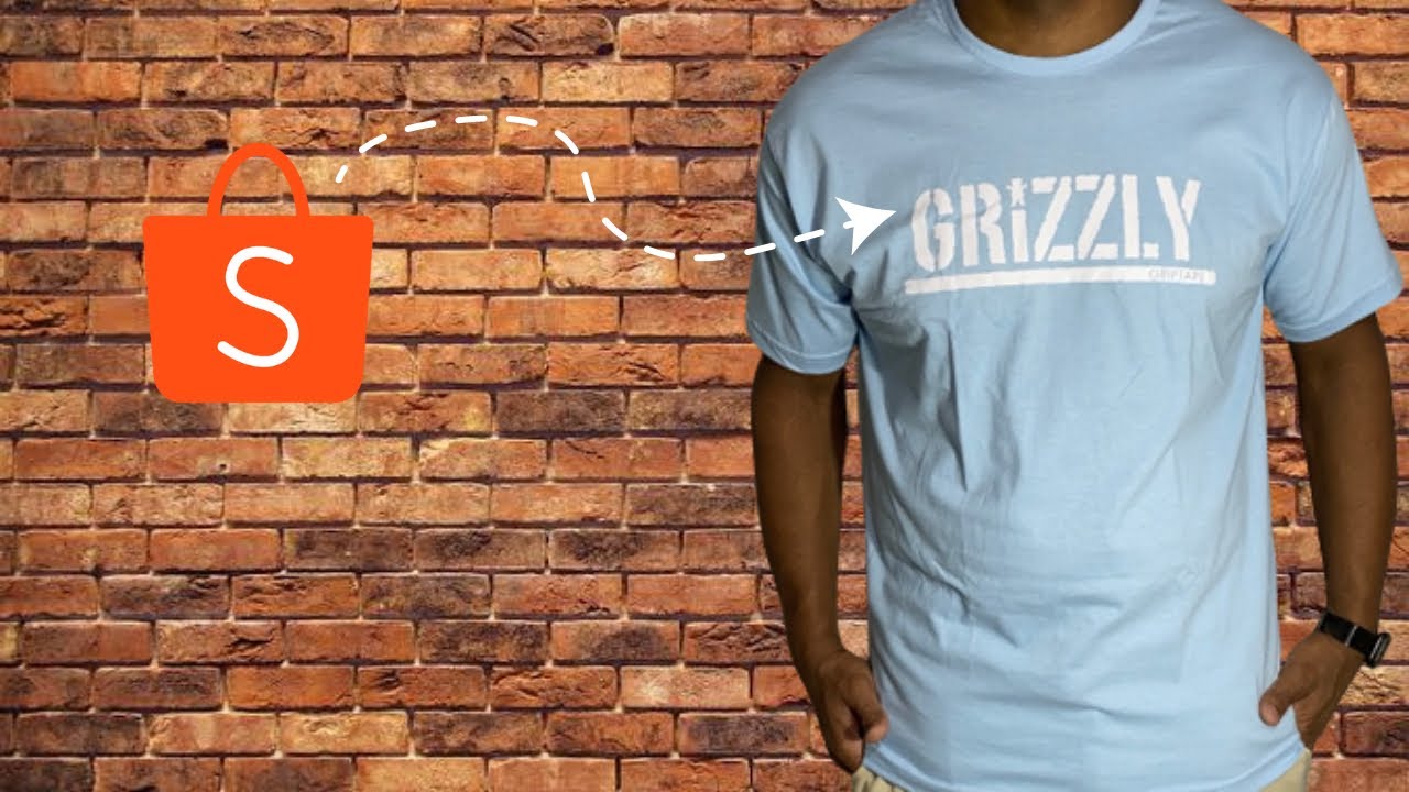 COMPREI CAMISETAS DA GRIZZLY NA SHOPEE 😍😱 - YouTube