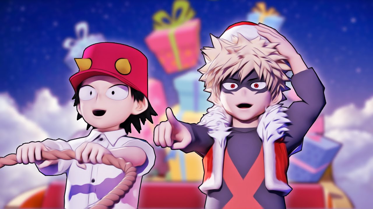 My Hero Academia Kids SAVE CHRISTMAS! (mha vr) - YouTube