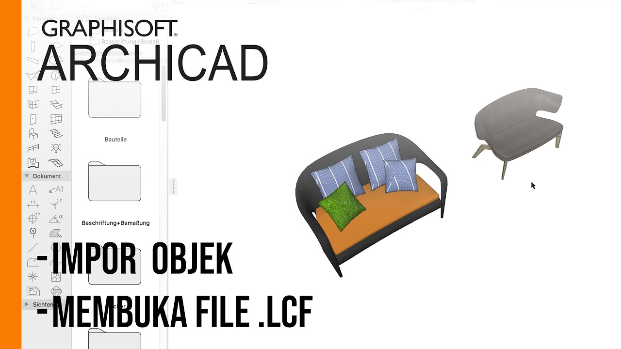 Import Objek & Membuka File .lcf - Archicad Tutorial Bahasa Indonesia ...