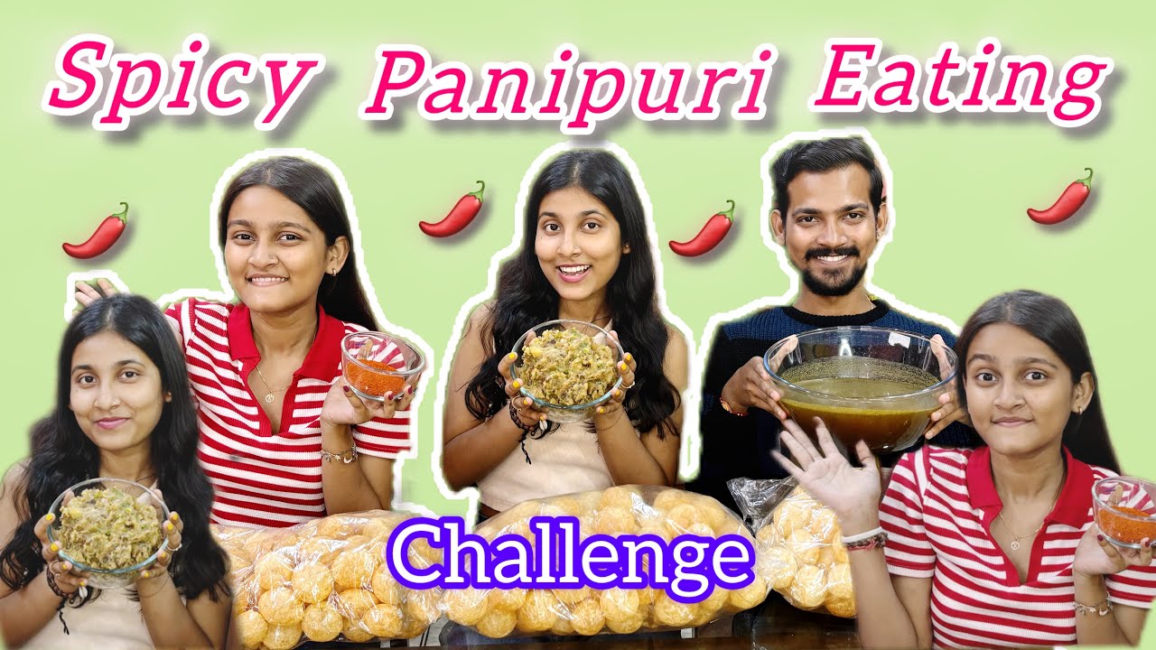 Spicy Panipuri Eating Challenge | Part - 2 | Real Payal - YouTube