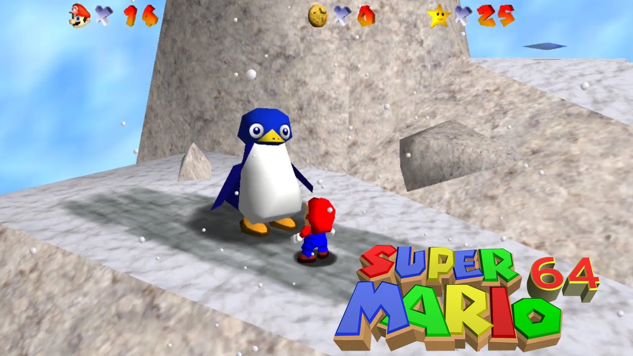 Super Mario 64 5 64 Levels Remixed HD Textures Realistic Full Screen 16 ...