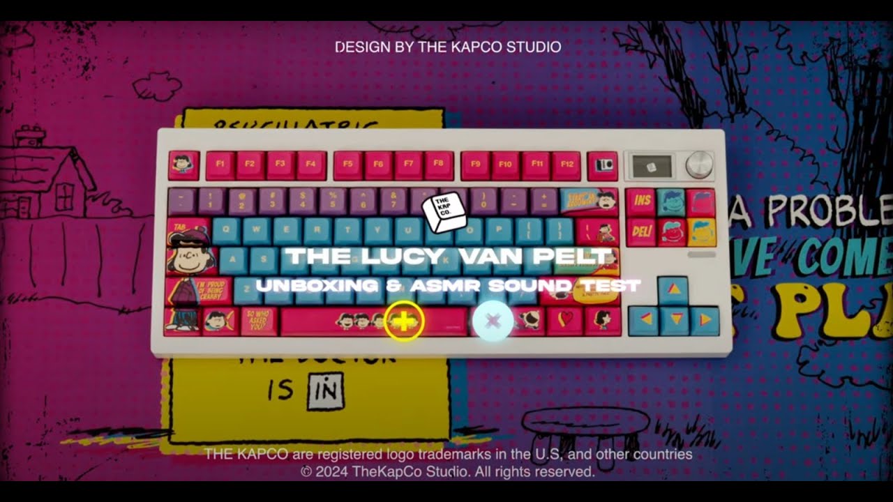 Thekapco™️ x Peanuts®️ - The Lucy Van Pelt Keycap | Unboxing & Sound ...