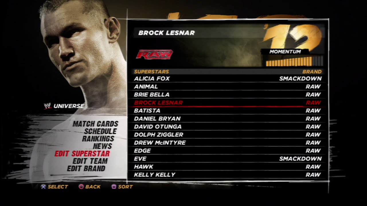 WWE '12 Universe | 2011 WWE Draft - YouTube