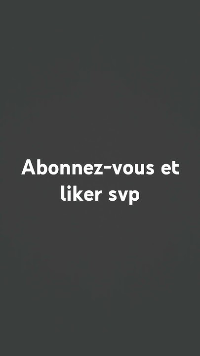 abonnez-vous et liker svp #abonnetoi #viralvideo - YouTube