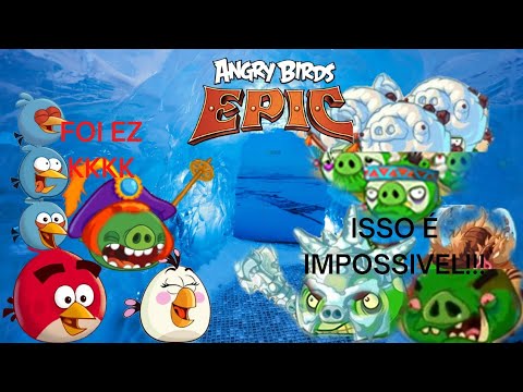 Angry Birds Epic: NÍVEL FÁCIL EM ICY WATERS?!?! - YouTube