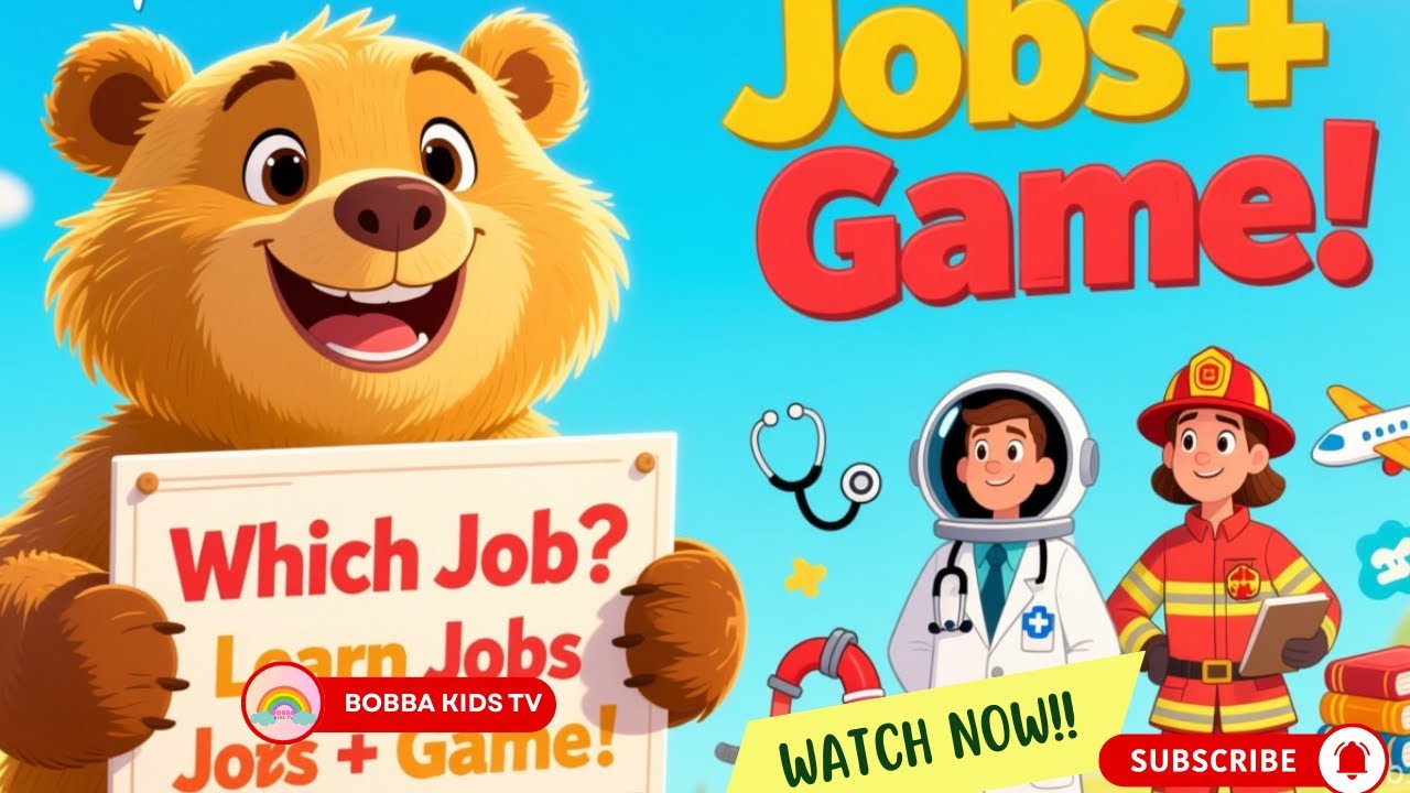 Jobs & Careers Learn & Play|Preschool Education with Bobba | Fun ...