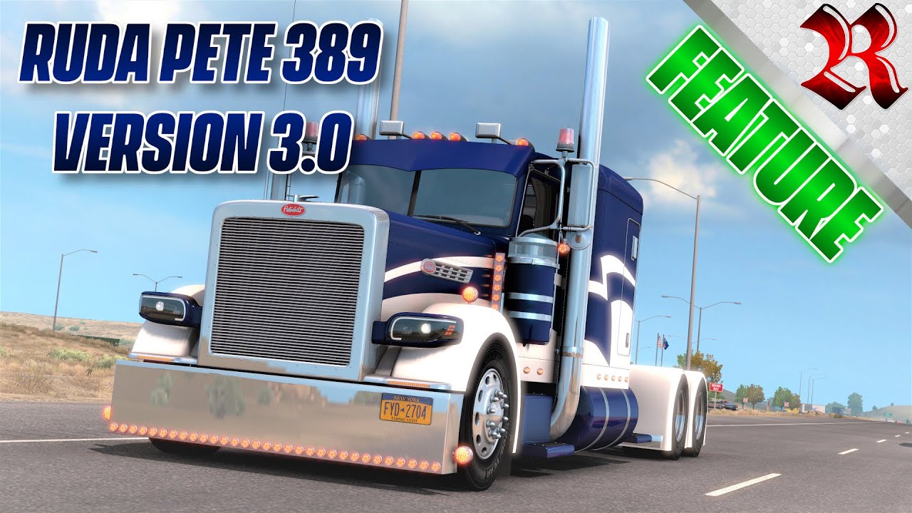 In depth look at the Jon-Ruda Peterbilt 389 Version 3.0 - YouTube