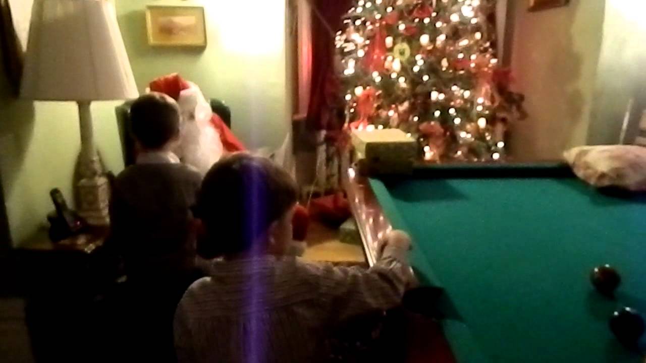 Jordan visits with Santa Christmas Eve 2011 - YouTube