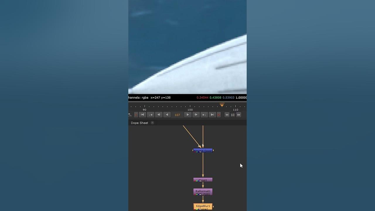 How to use Edge Blur to Blend CGI | Nuke Tutorial #compositing - YouTube